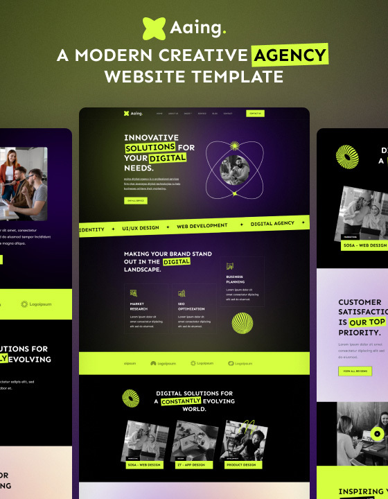 Vision Studio - Agency HTML5 Responsive Website Template
