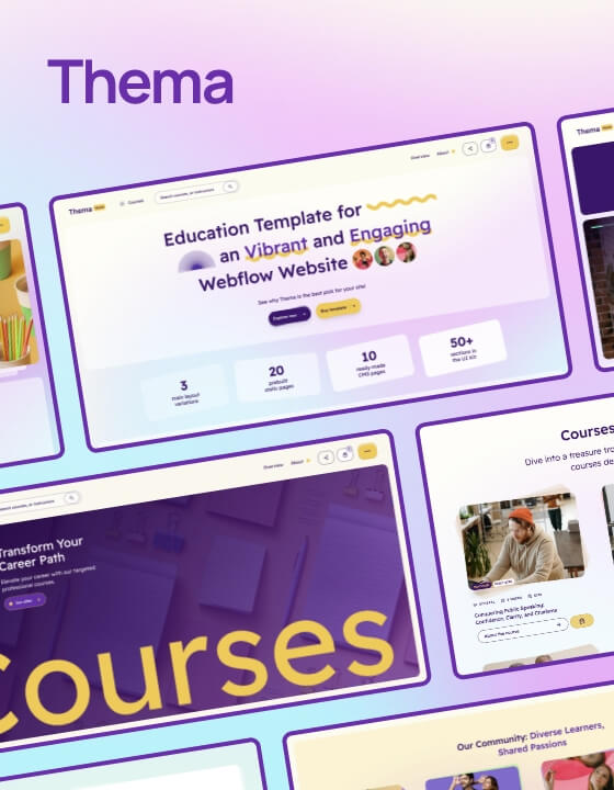 Thema - Education HTML5 Responsive Website Template