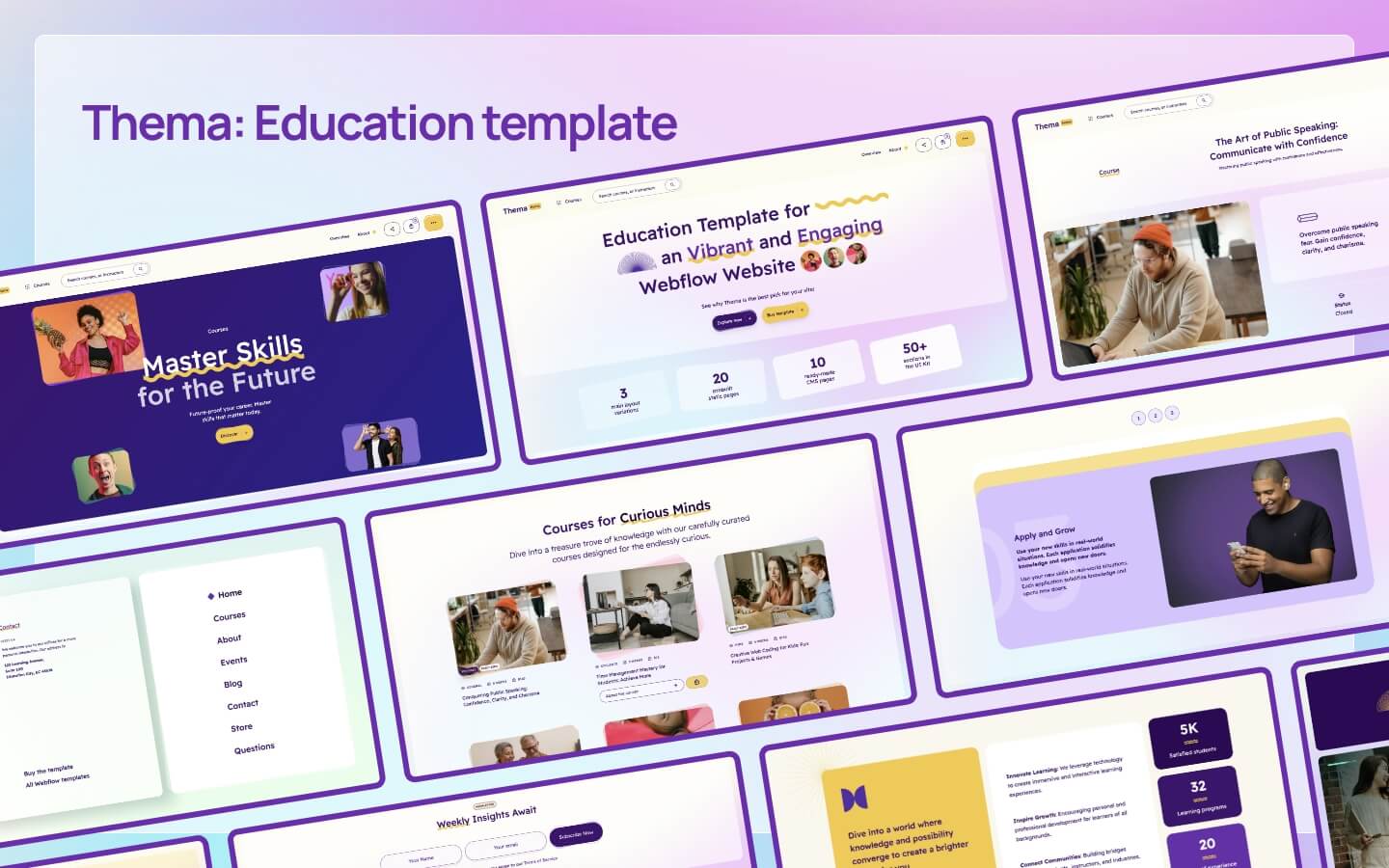 Thema - Education HTML5 Responsive Website Template
