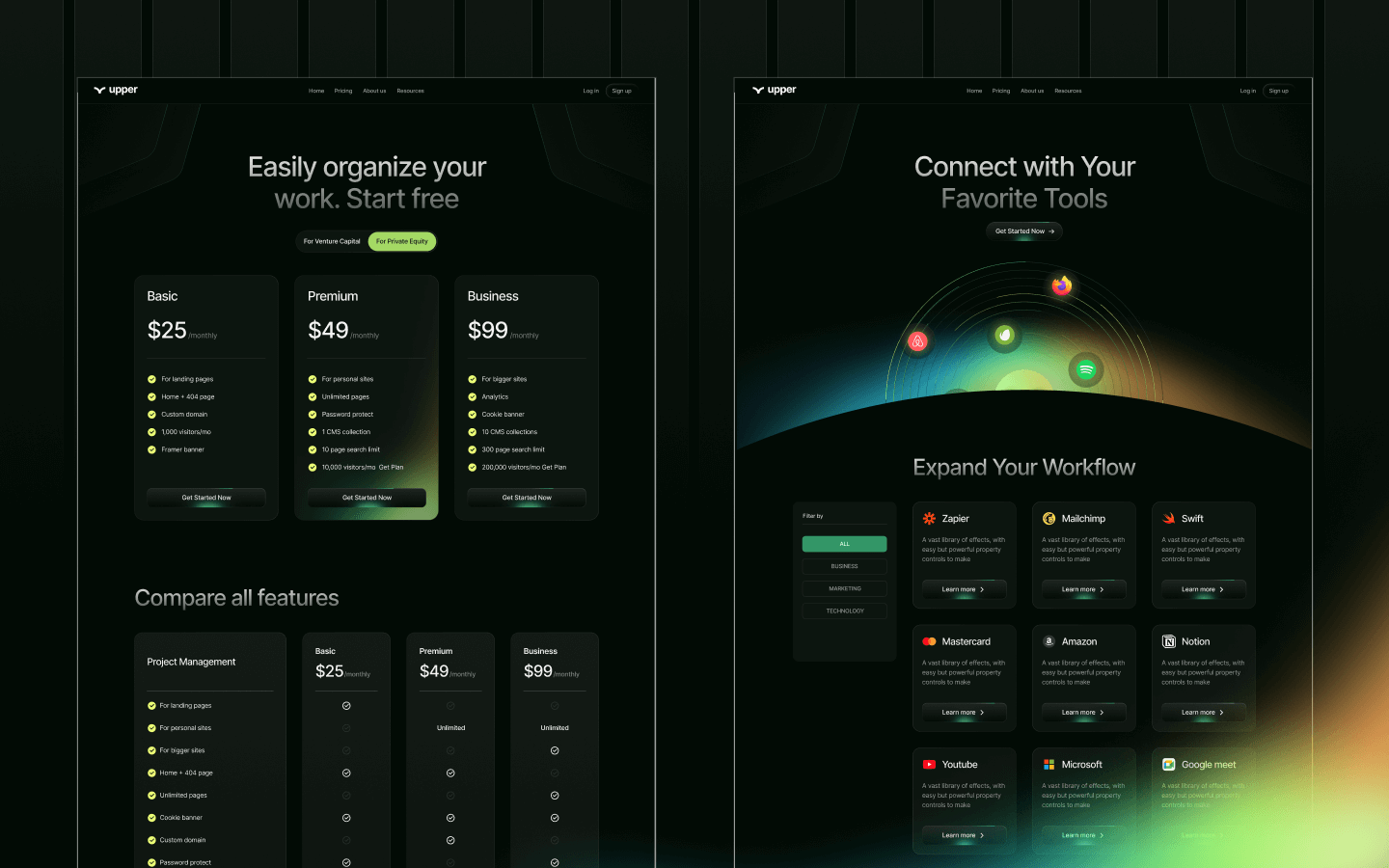 Upper - SaaS HTML5 Responsive Website Template
