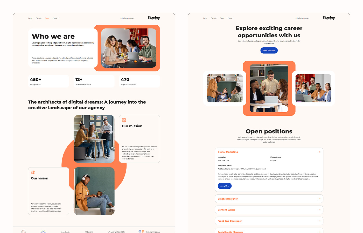 Stanley - Agency HTML5 Responsive Website Template