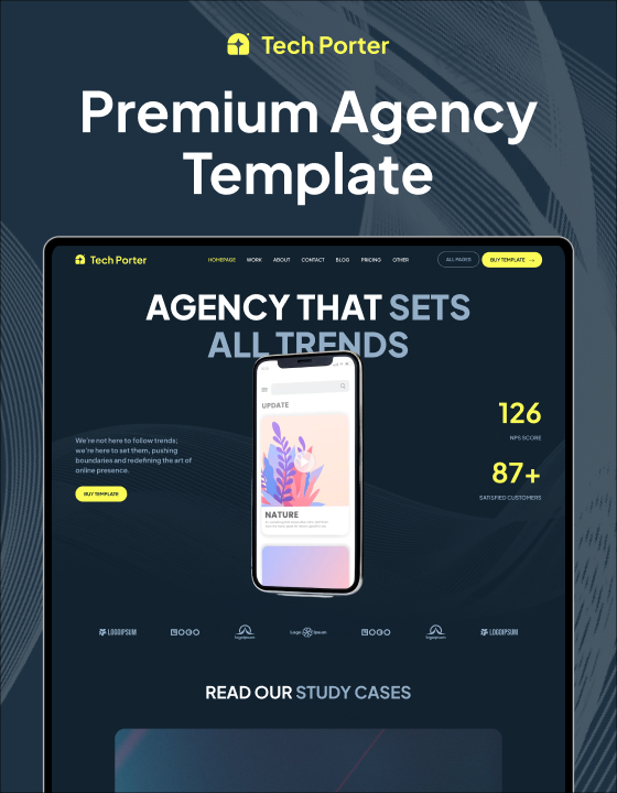 Tech Porter - Agency HTML5 Responsive Website Template