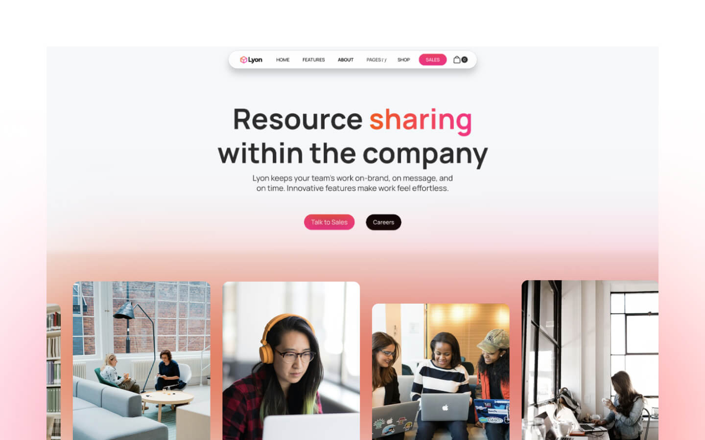 Lyon - SaaS HTML5 Responsive Website Template