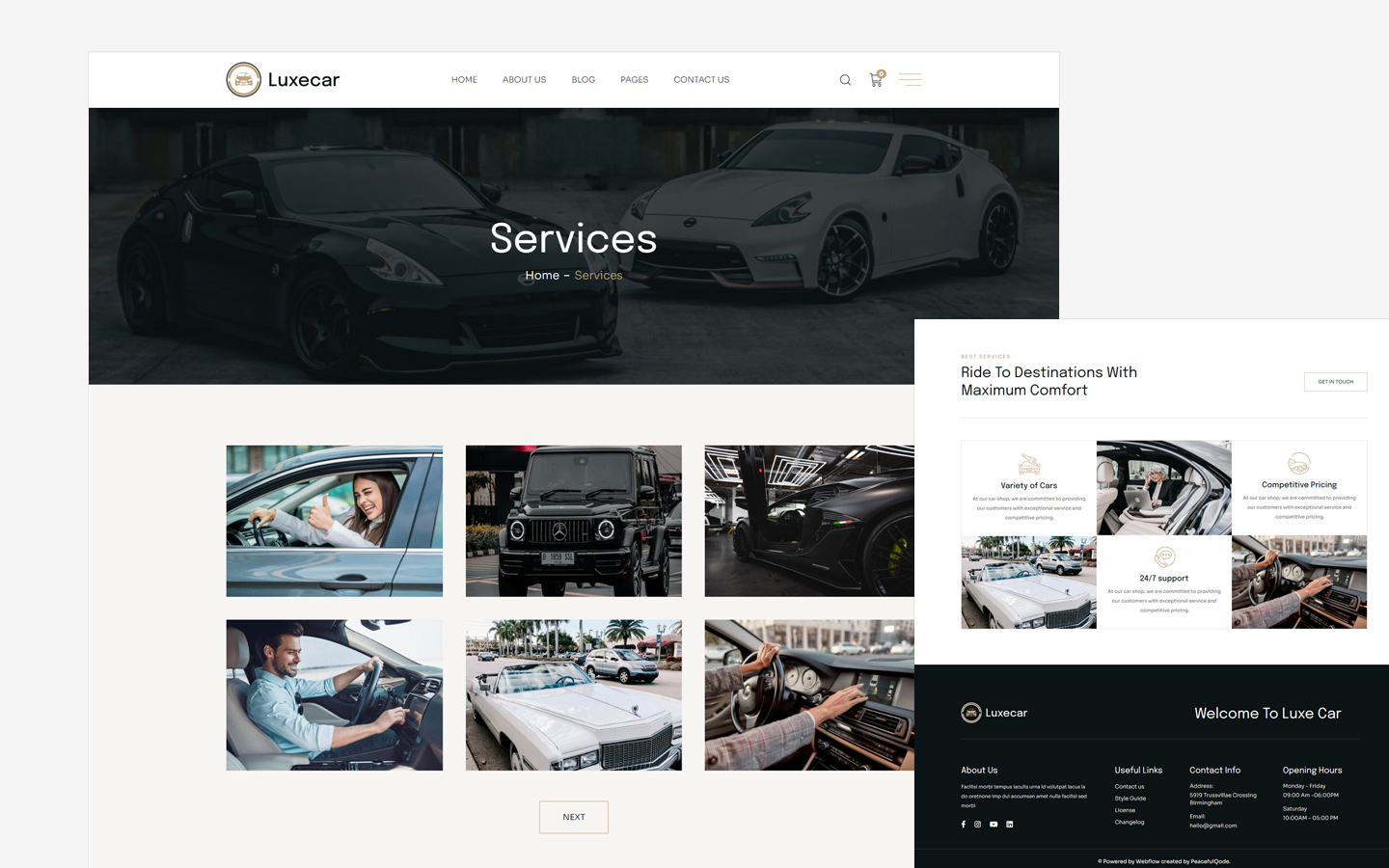Luxecar - Cars HTML5 Responsive Website Template