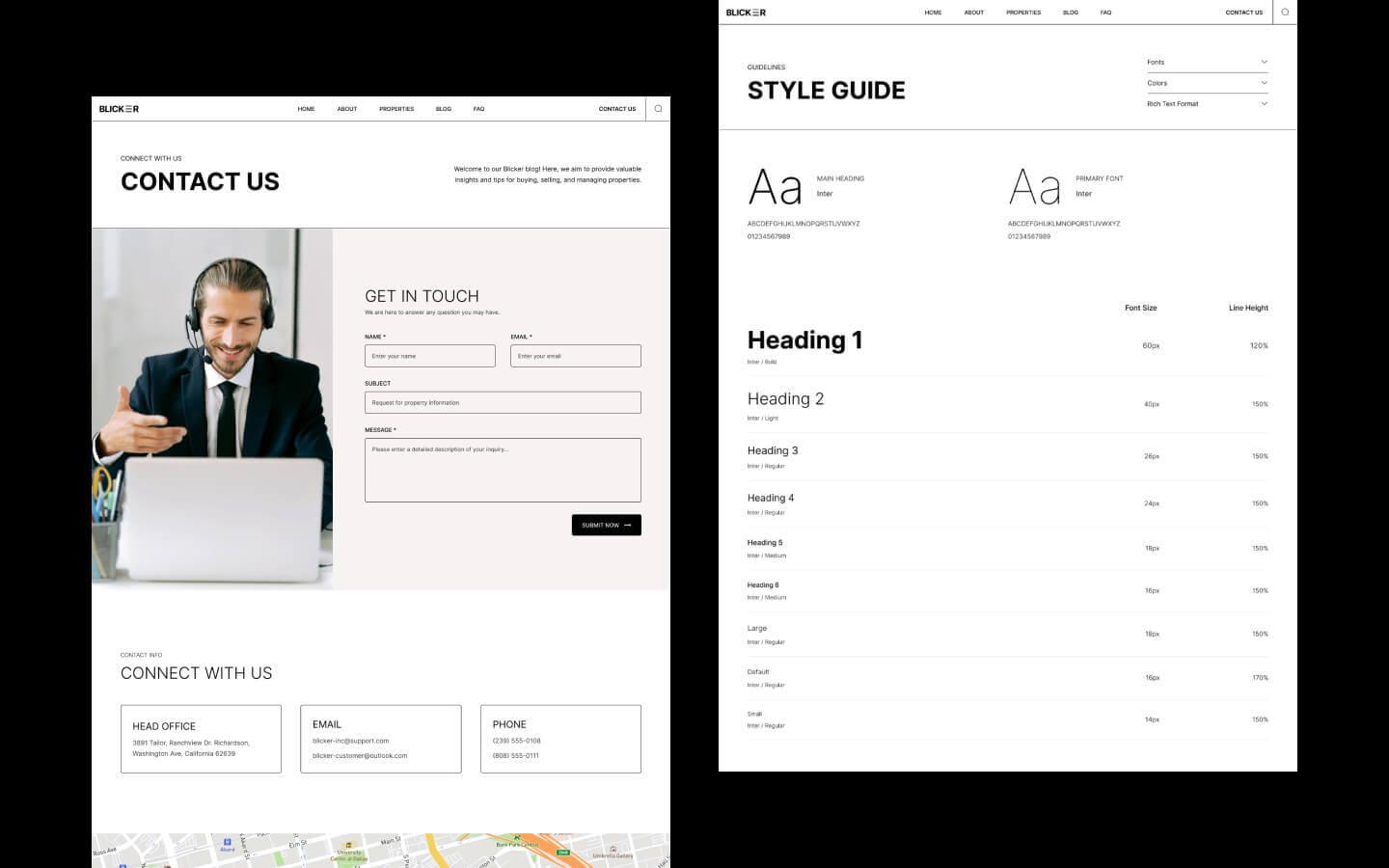 Blicker - Real Estate HTML5 Responsive Website Template