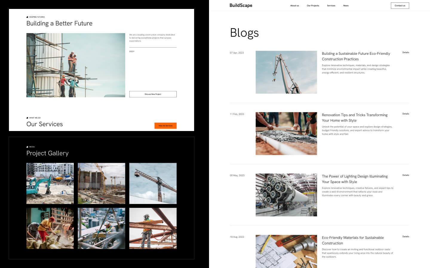 BuildScape - Construction HTML5 Responsive Website Template