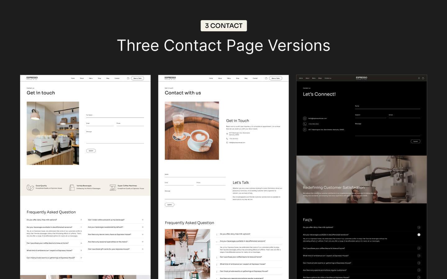 Espresso - Coffee Shop HTML5 Responsive Website Template