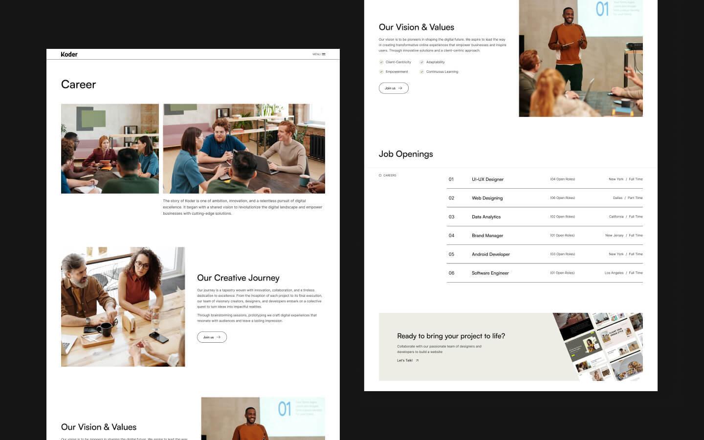 Koder - Agency HTML5 Responsive Website Template