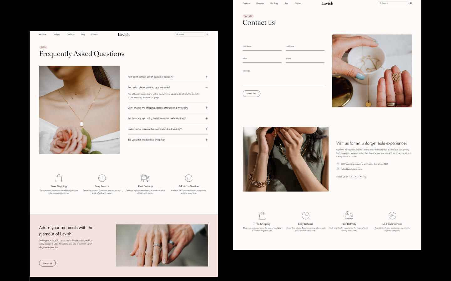 Lavish - Jewelry HTML5 Responsive Website Template