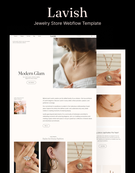 Lavish - Jewelry HTML5 Responsive Website Template