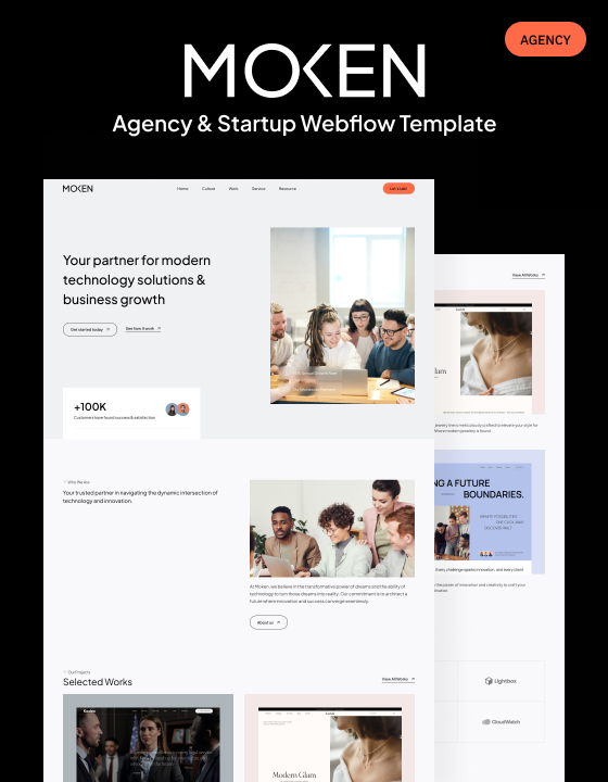 Moken - Agency HTML5 Responsive Website Template