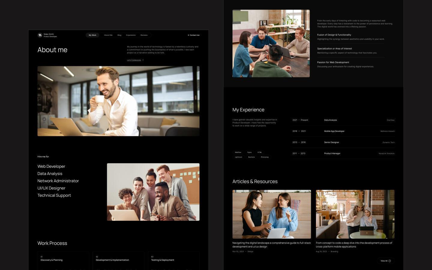 Nolan - Portfolio HTML5 Responsive Website Template