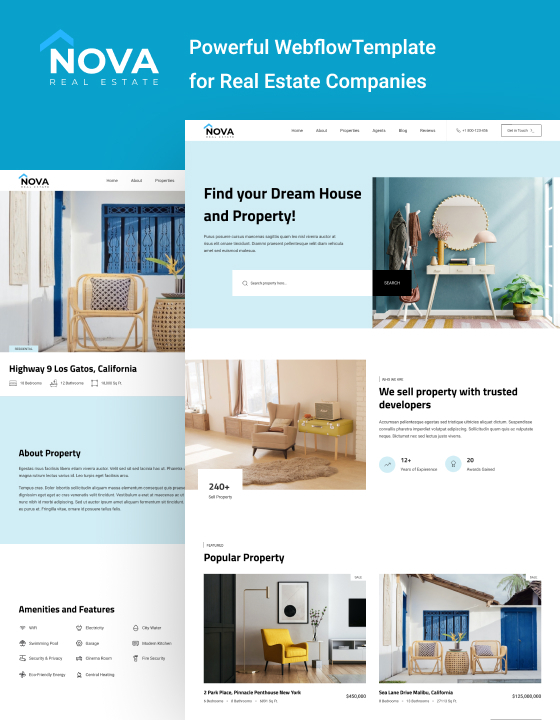 Nova Homes - Real Estate HTML5 Responsive Website Template