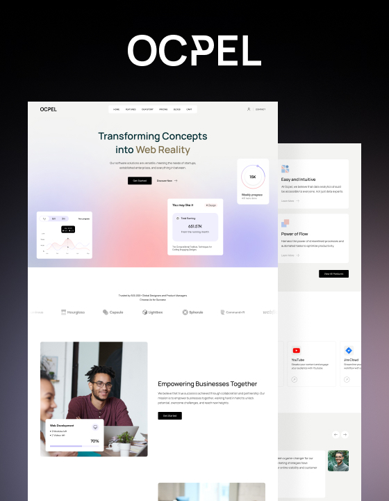 Ocpel - SaaS HTML5 Responsive Website Template
