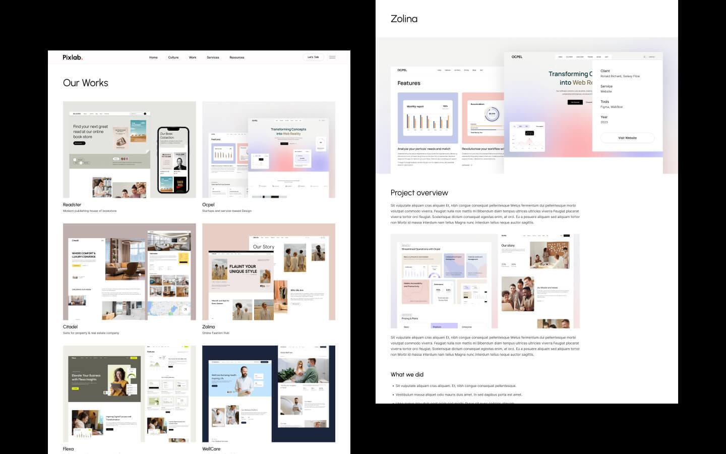 Pixlab - Agency HTML5 Responsive Website Template