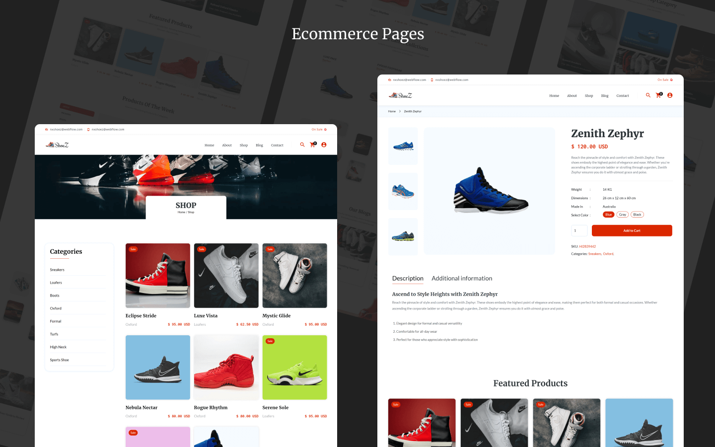 Shoez - Shop HTML5 Responsive Website Template