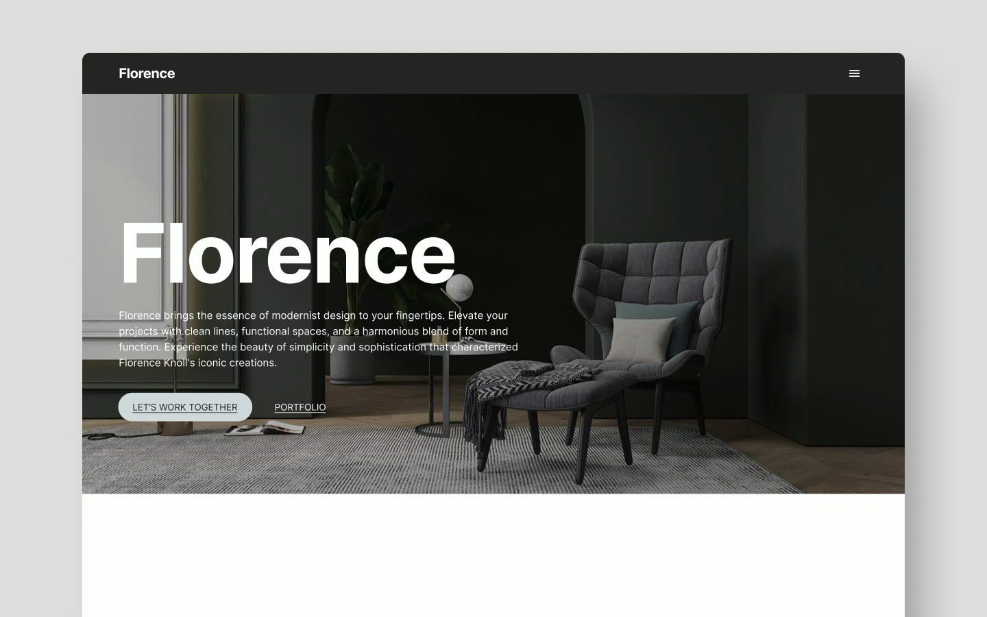 Florence Architecture - Architecture HTML5 Responsive Website Template