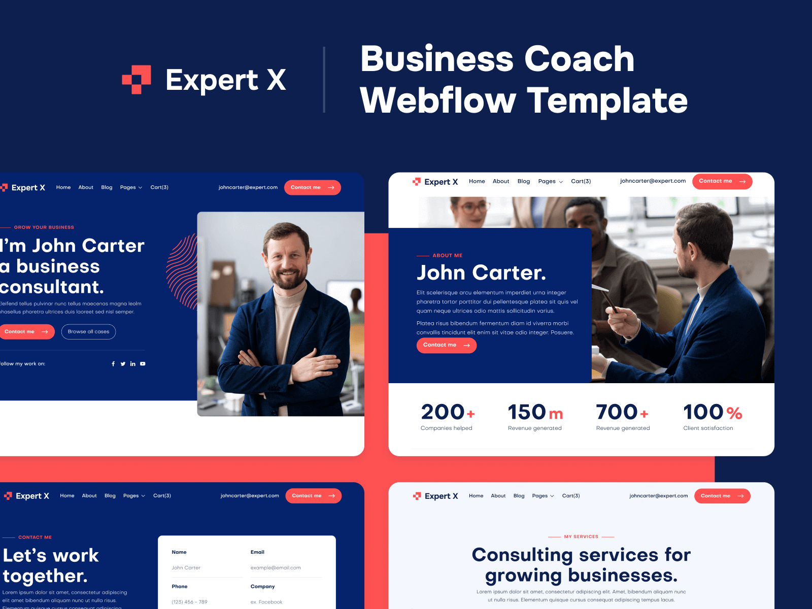Expert X - Coaching HTML5 Responsive Website Template