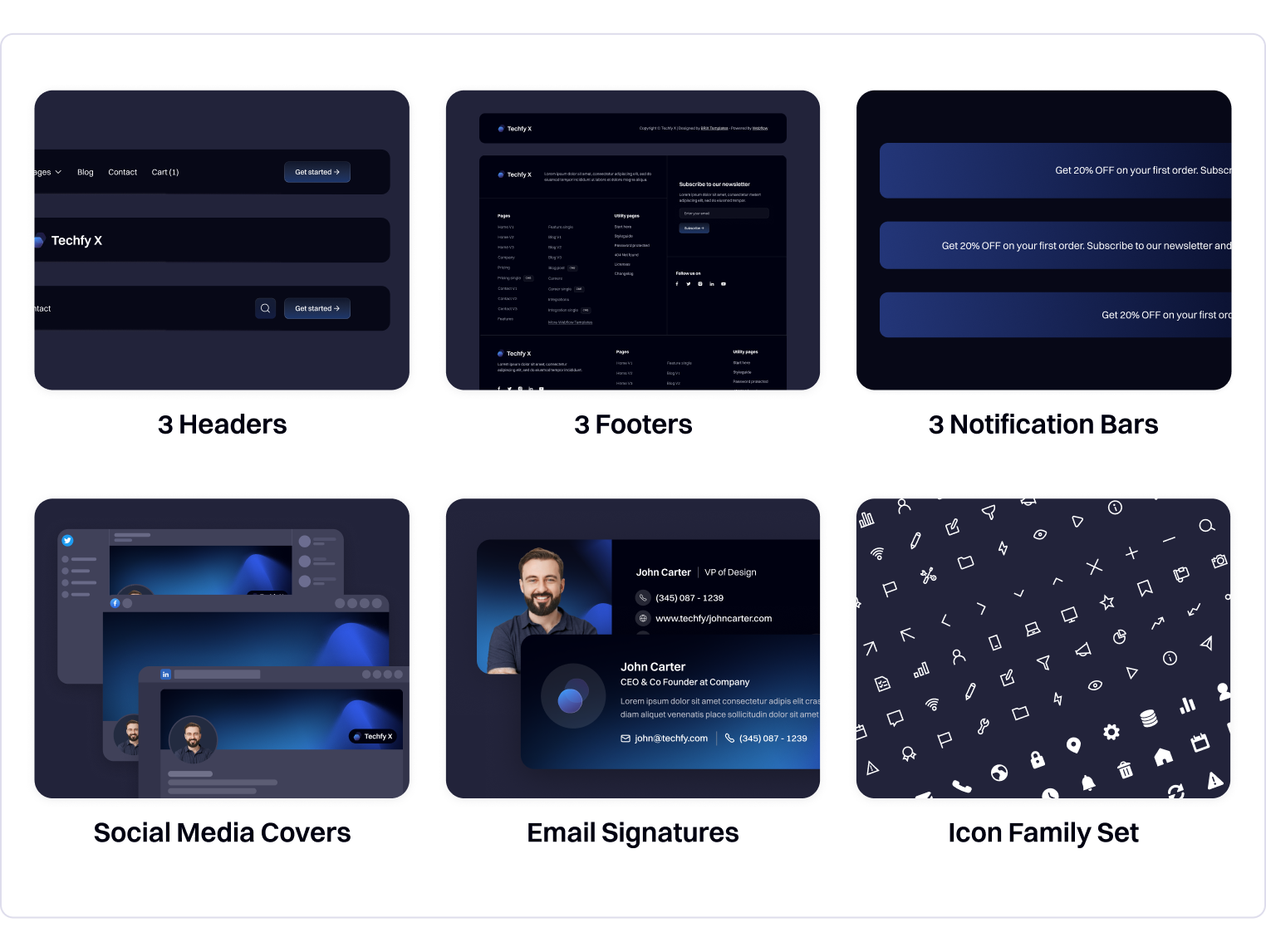 Techfy X - Startup HTML5 Responsive Website Template