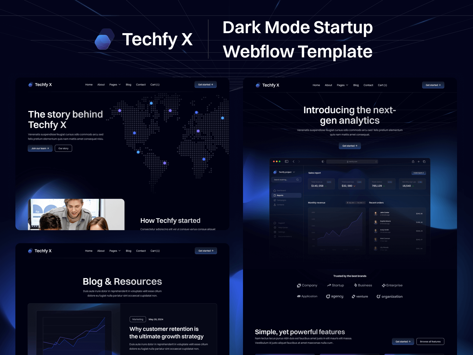 Techfy X - Startup HTML5 Responsive Website Template