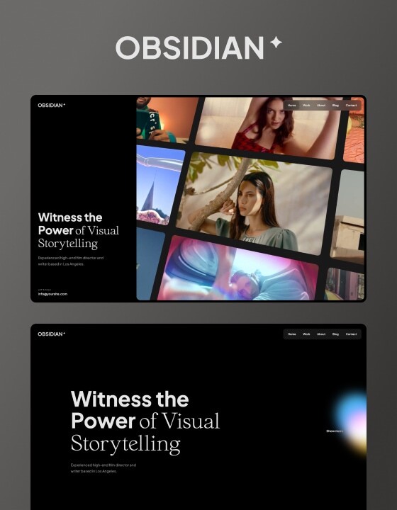 Obsidian - Video HTML5 Responsive Website Template
