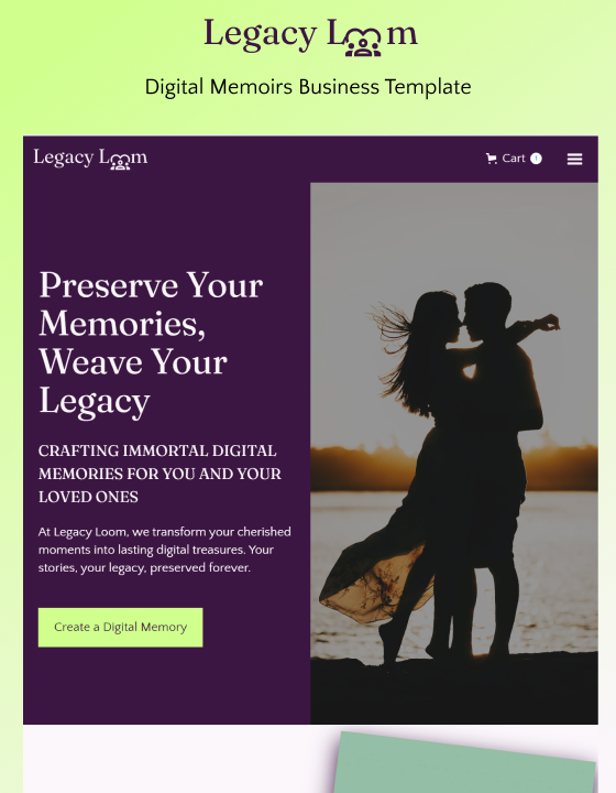 LegacyLoom - Business HTML5 Responsive Website Template
