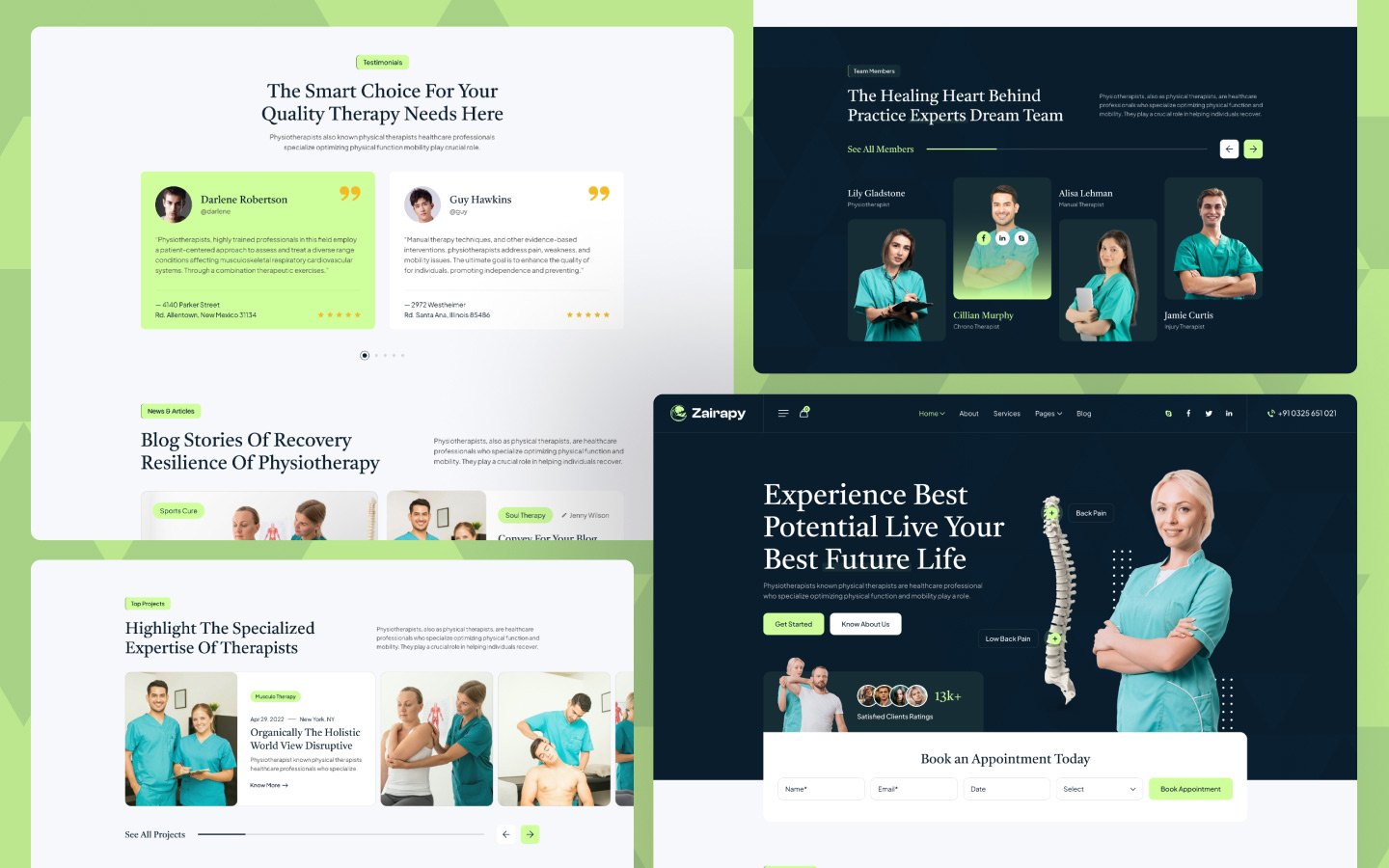 Zairapy - Therapy HTML5 Responsive Website Template