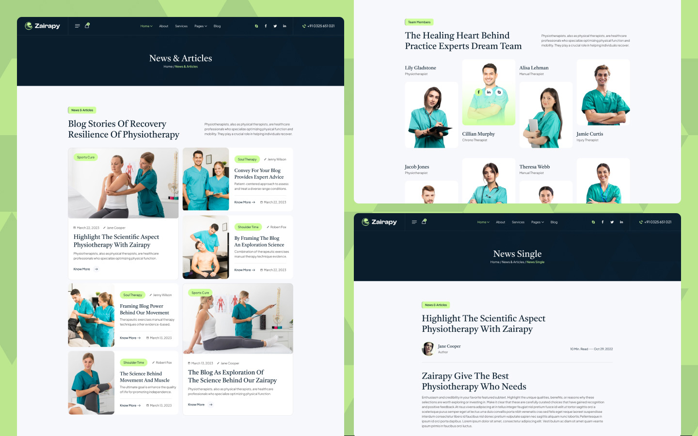 Zairapy - Therapy HTML5 Responsive Website Template