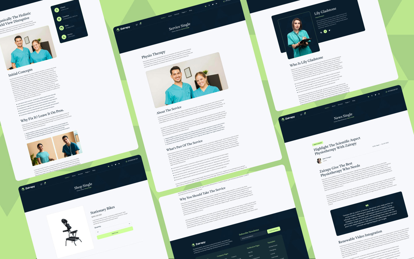 Zairapy - Therapy HTML5 Responsive Website Template