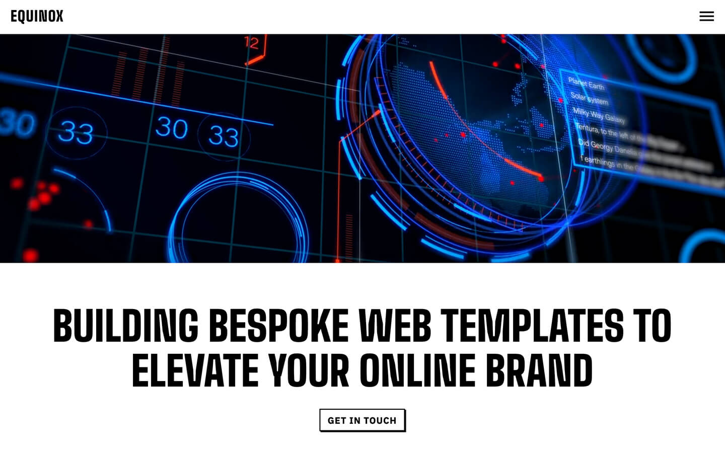 Equinox - Agency HTML5 Responsive Website Template