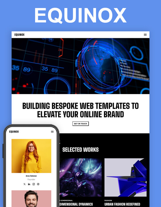 Equinox - Agency HTML5 Responsive Website Template