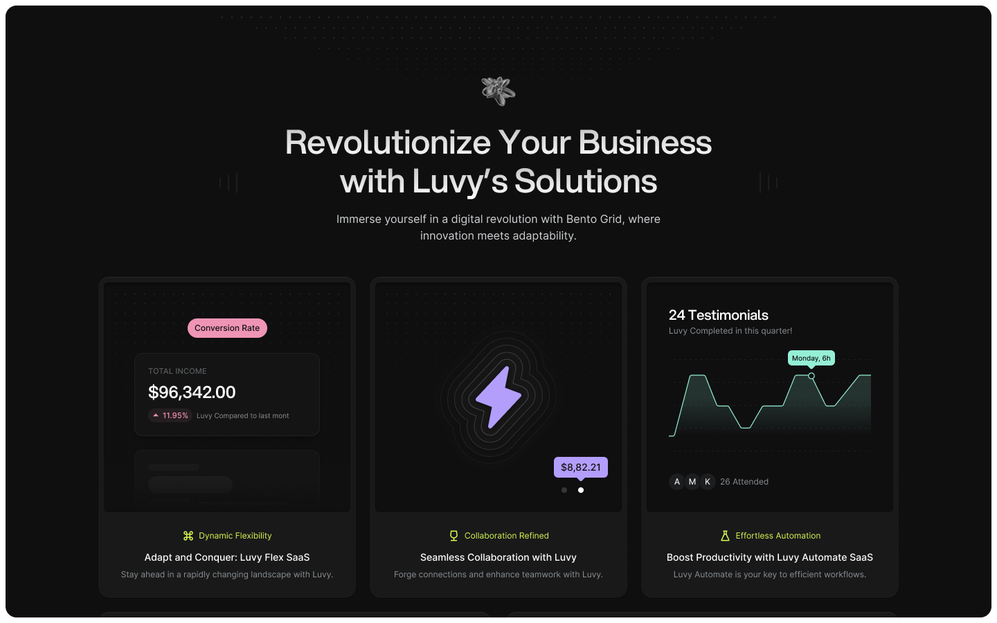 Luvy - Startup HTML5 Responsive Website Template