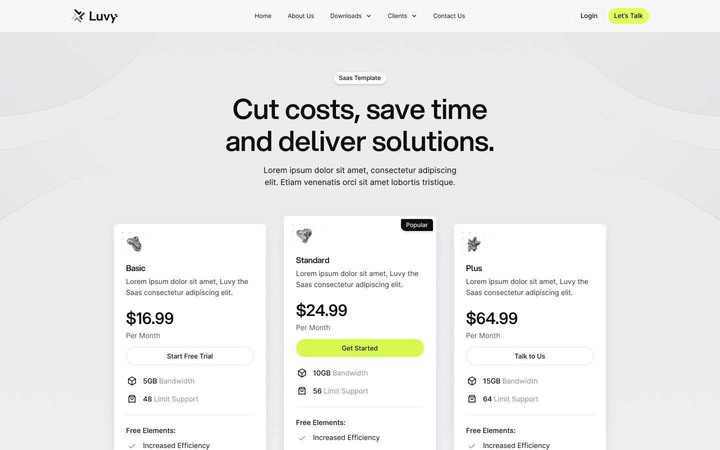 Luvy - Startup HTML5 Responsive Website Template