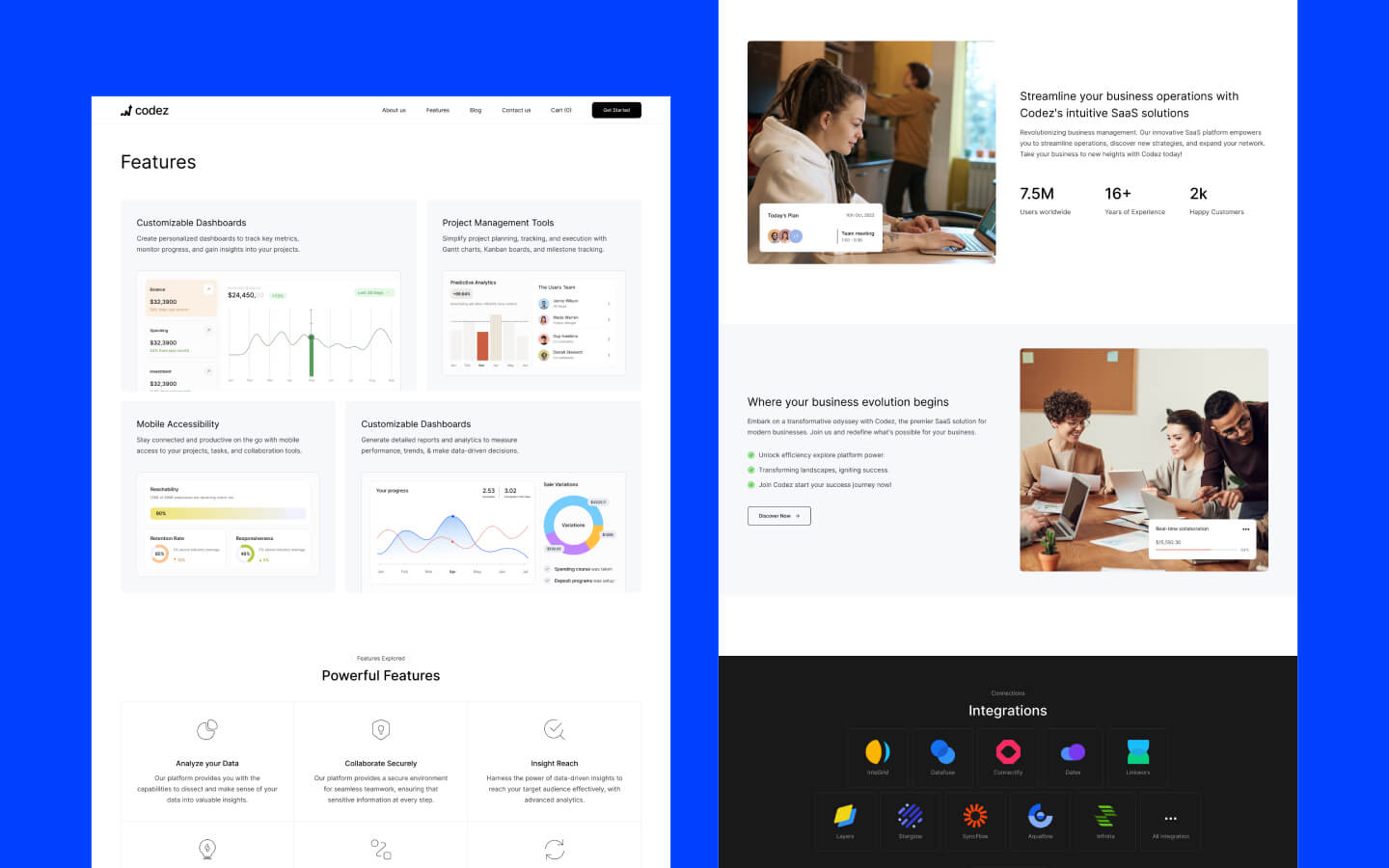 Codez - SaaS HTML5 Responsive Website Template Codez - SaaS HTML5 Responsive Website Template