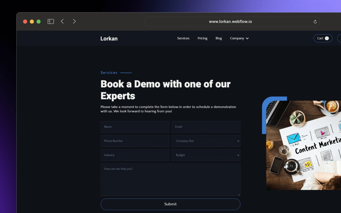 Lorkan - Marketing HTML5 Responsive Website Template