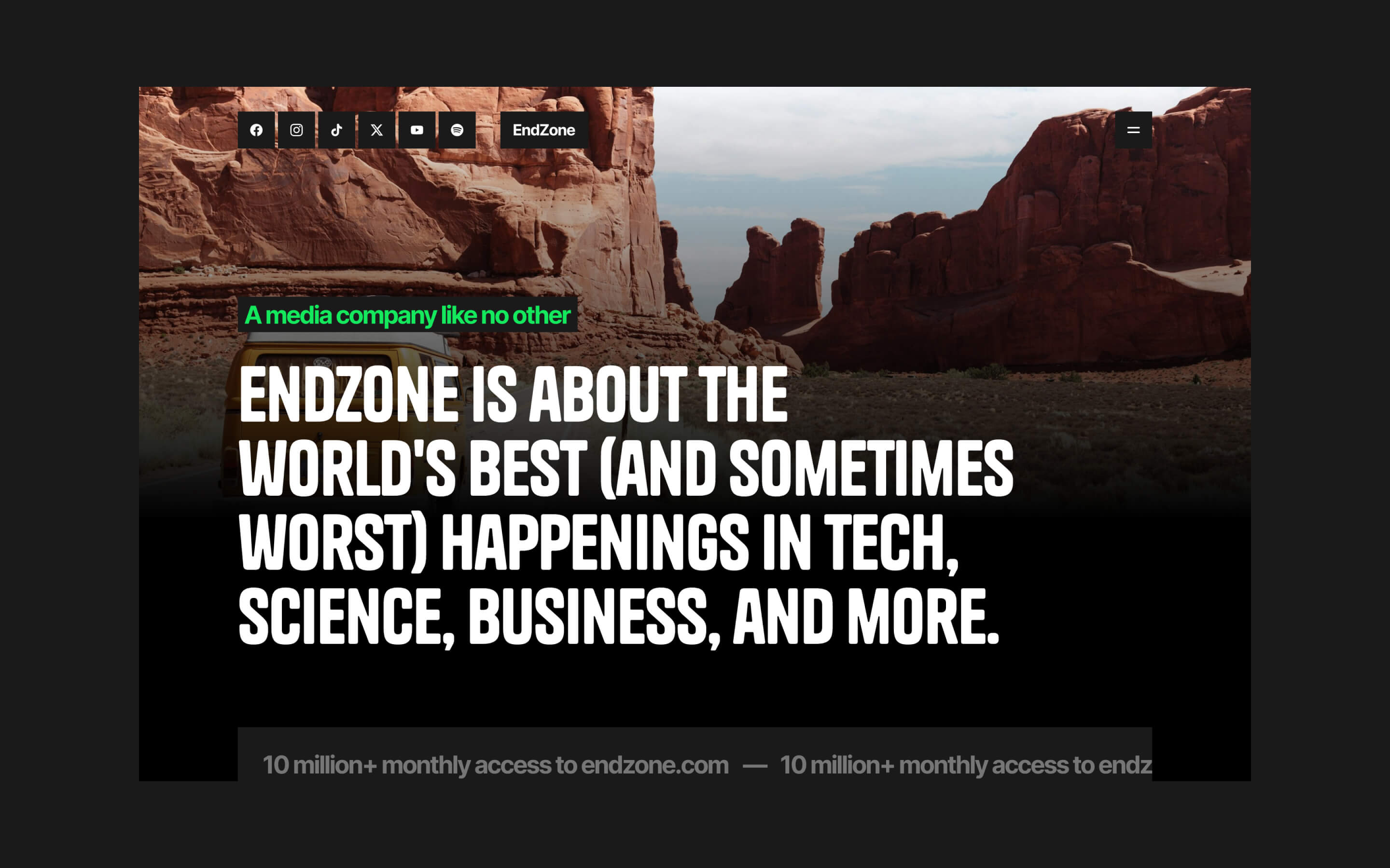 EndZone - Blog HTML5 Responsive Website Template