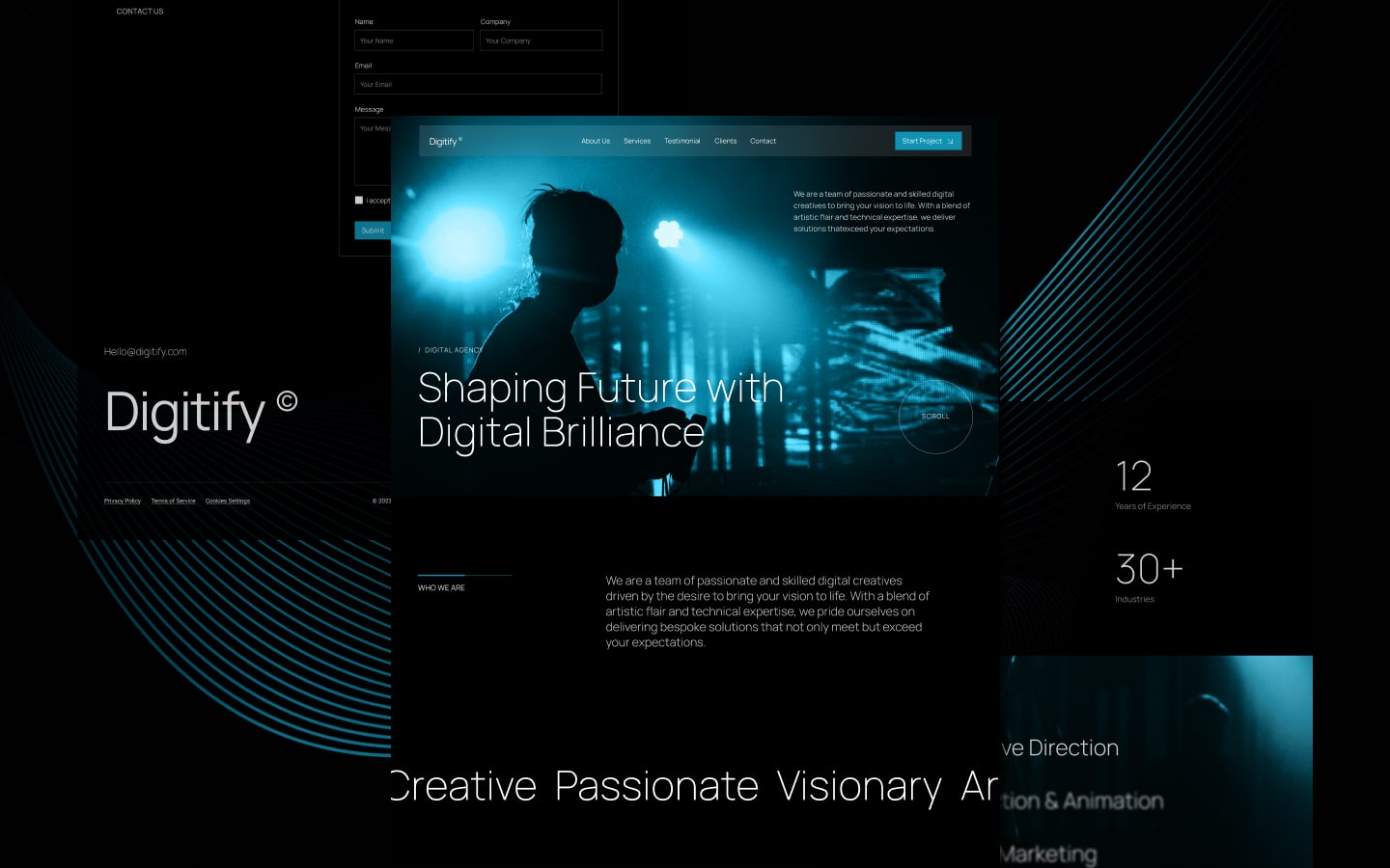 Digitify - Agency HTML5 Responsive Website Template