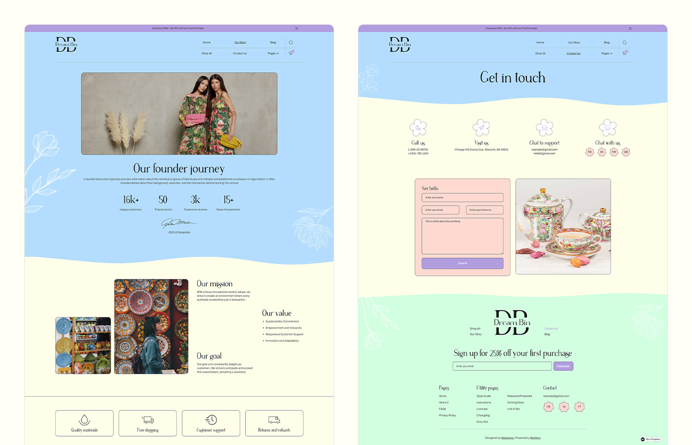 Dreambin - Accessories HTML5 Responsive Website Template