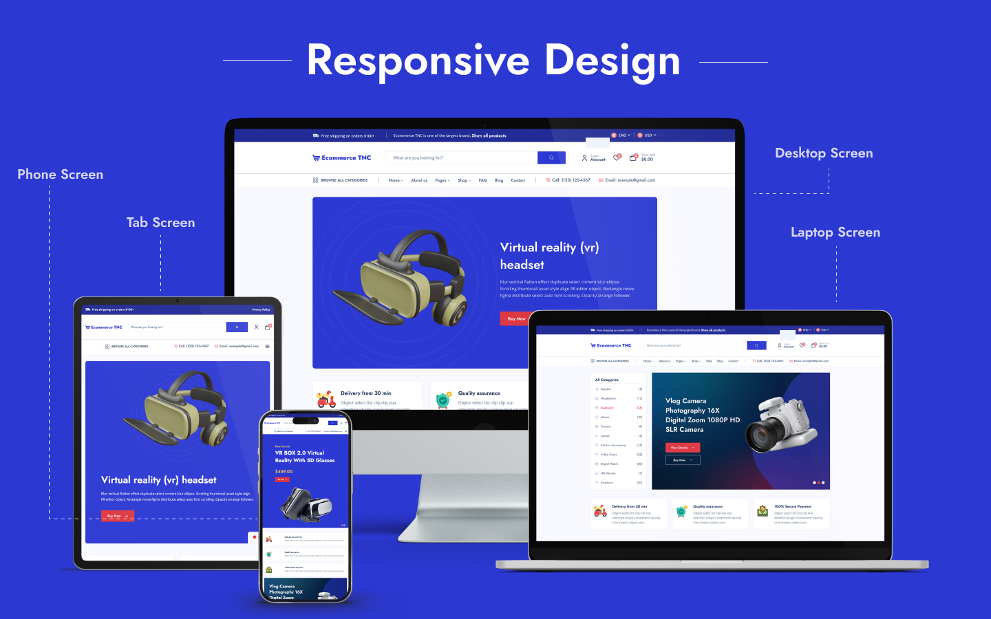 Ecommerce TNC - Shop HTML5 Responsive Website Template