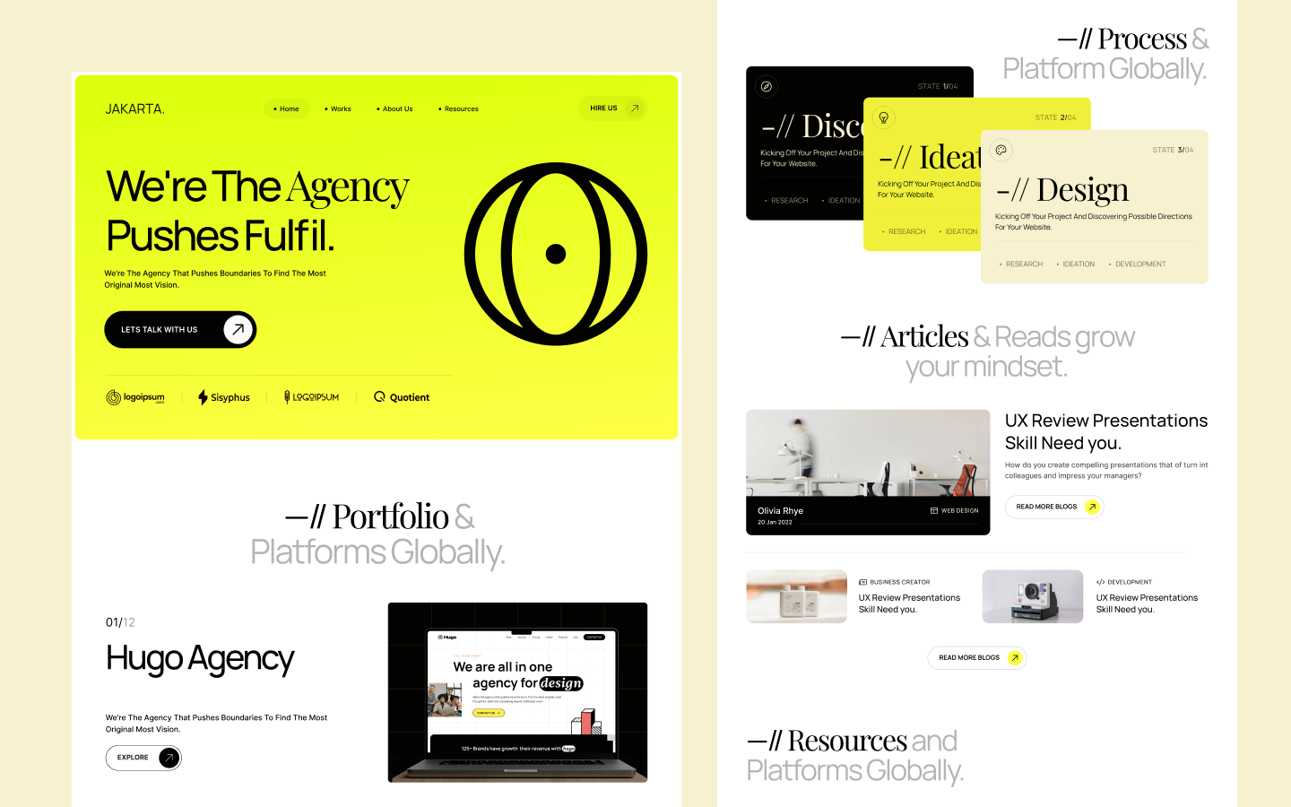 Jakarta - Agency HTML5 Responsive Website Template