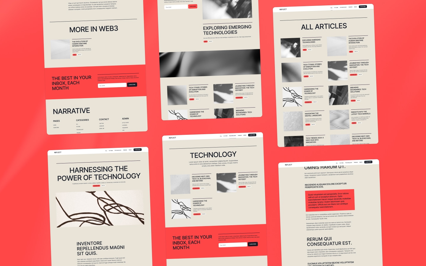 Reflect - Personal HTML5 Responsive Website Template