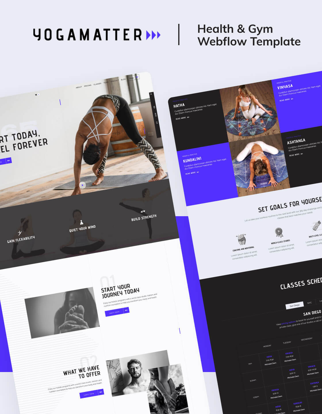 Yogamatter - Gym HTML5 Responsive Website Template