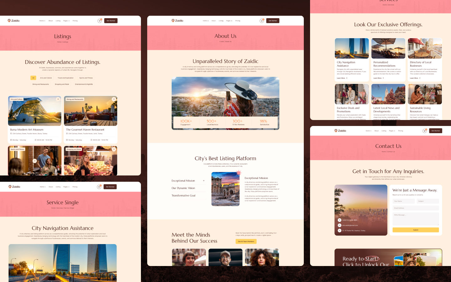 Zaidic - Directory HTML5 Responsive Website Template