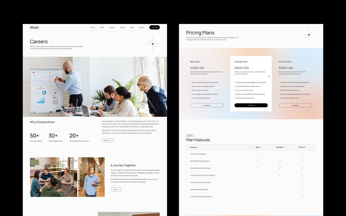 Atcan - Agency HTML5 Responsive Website Template