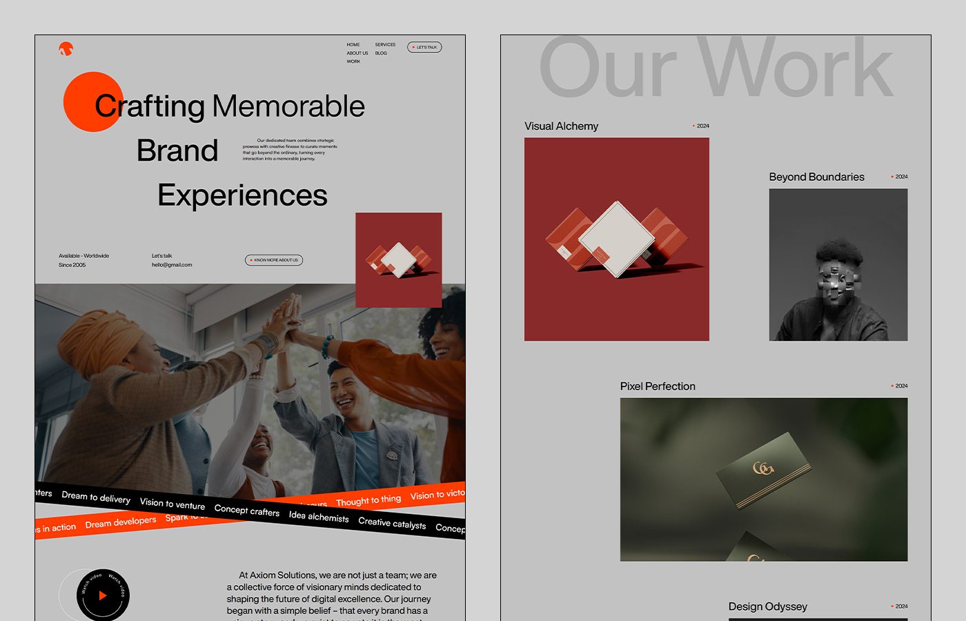 Axiom - Agency HTML5 Responsive Website Template