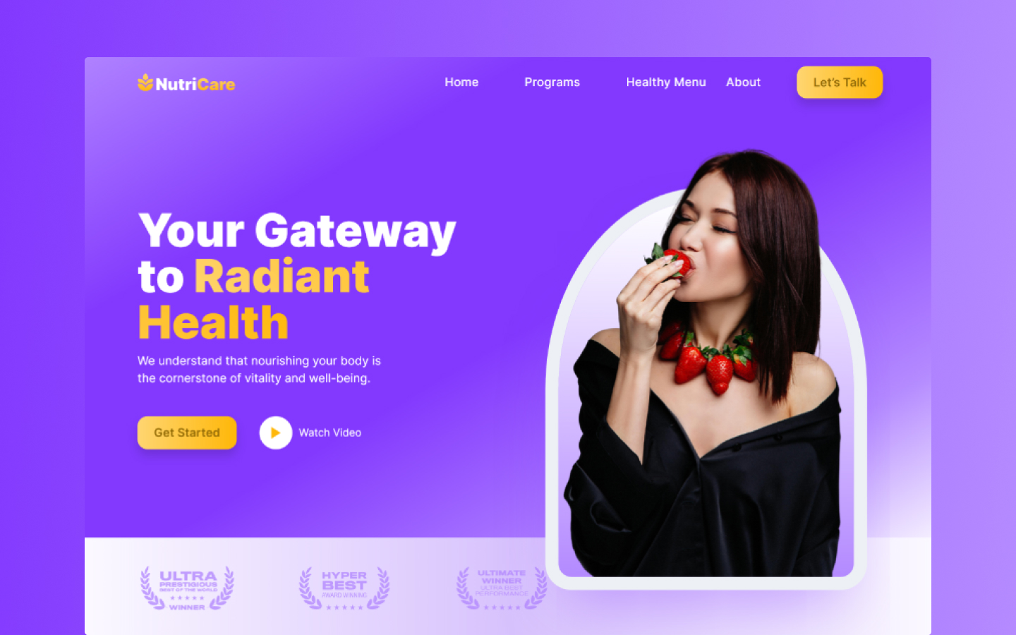 NutriCare - Beauty & Wellness HTML5 Responsive Website Template