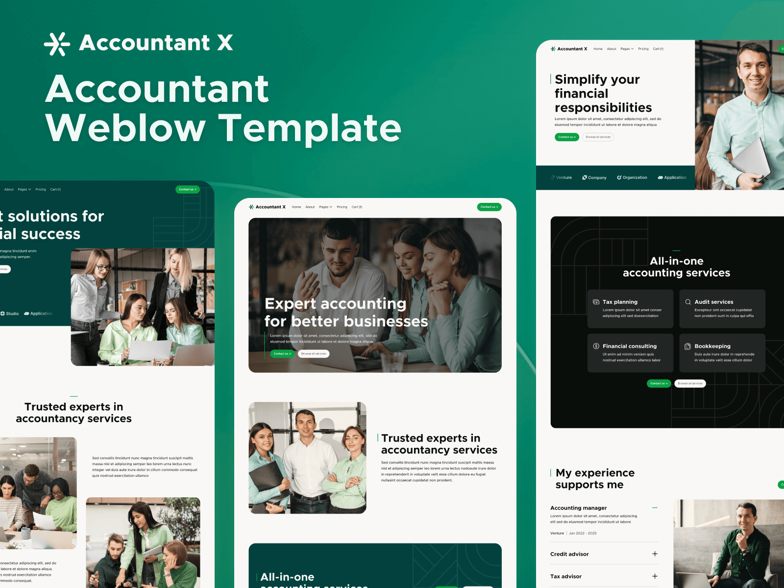Accountant X - Accounting HTML5 Responsive Website Template