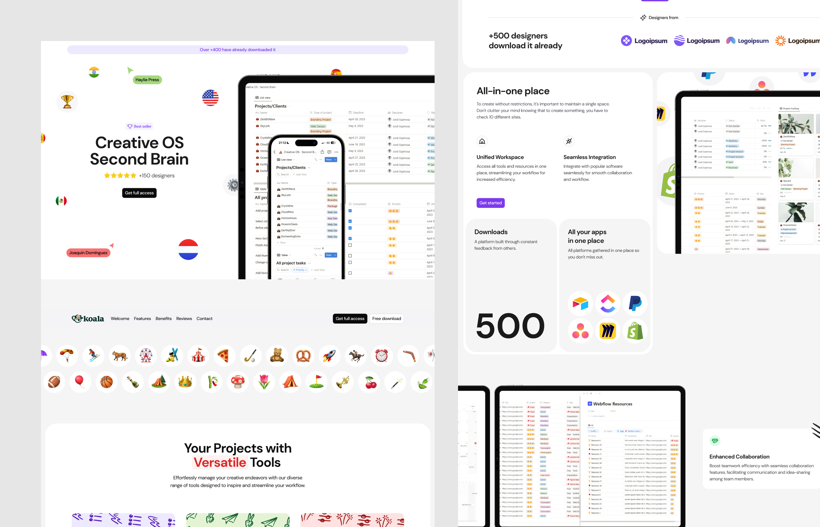 Notion OS Template - Shop HTML5 Responsive Website Template