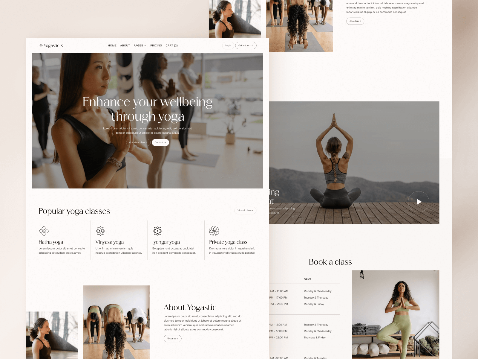 Yogastic X - Health HTML5 Responsive Website Template