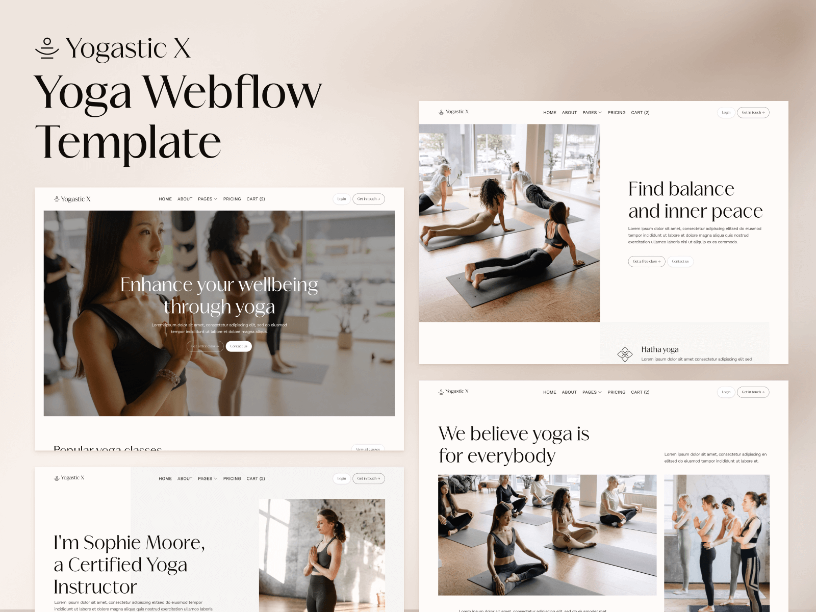 Yogastic X - Health HTML5 Responsive Website Template